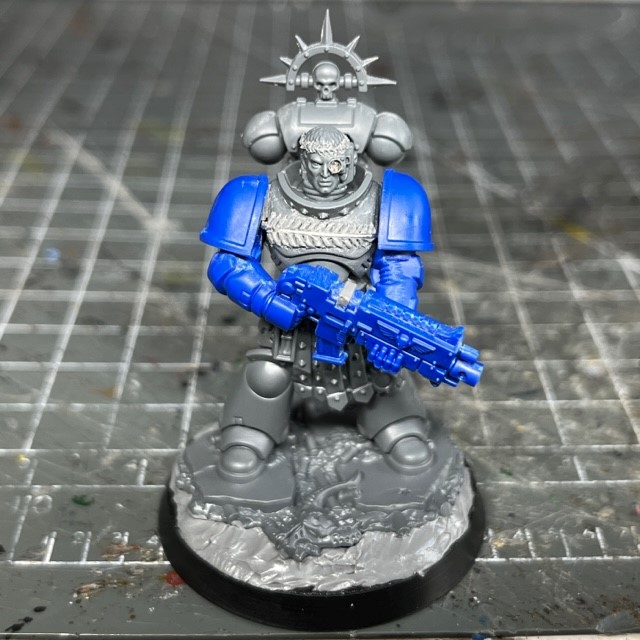 Ultramarines Primaris Lieutenant – Chris Buxey Paints