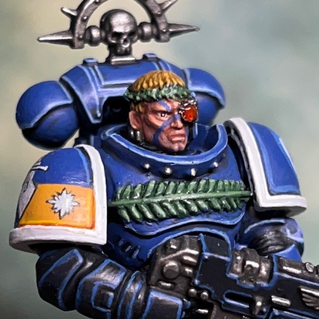 Ultramarines Primaris Lieutenant – Chris Buxey Paints