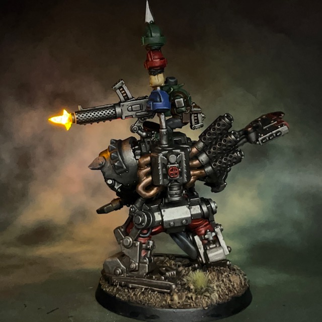 Kommissar Yarrork, Blood Axe Warboss – Chris Buxey Paints
