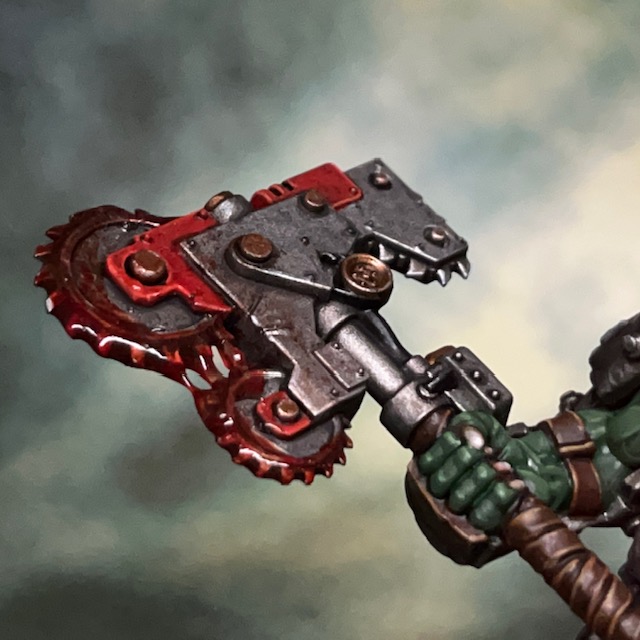 Kommissar Yarrork, Blood Axe Warboss – Chris Buxey Paints