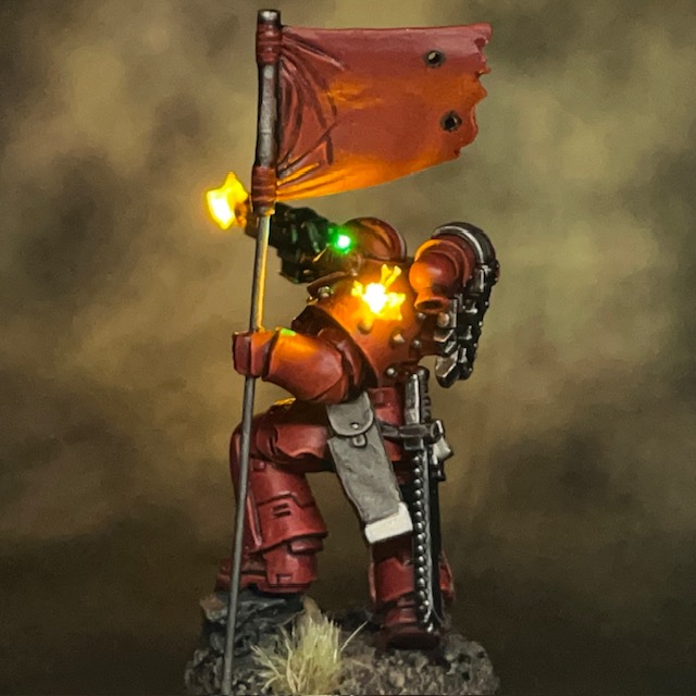Brother Castiar, Flesh Eaters Assault Intercessor with swappable helmet ...