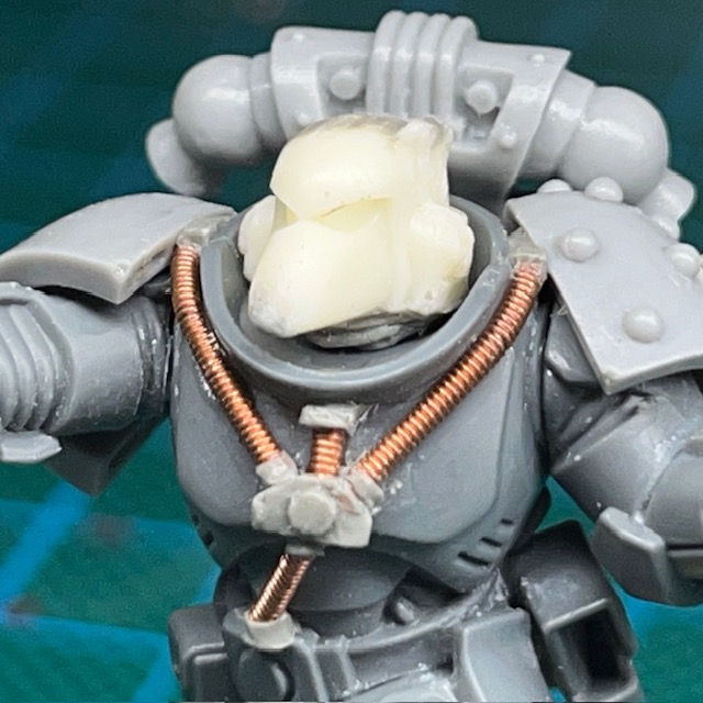 Brother Castiar, Flesh Eaters Assault Intercessor with swappable helmet ...