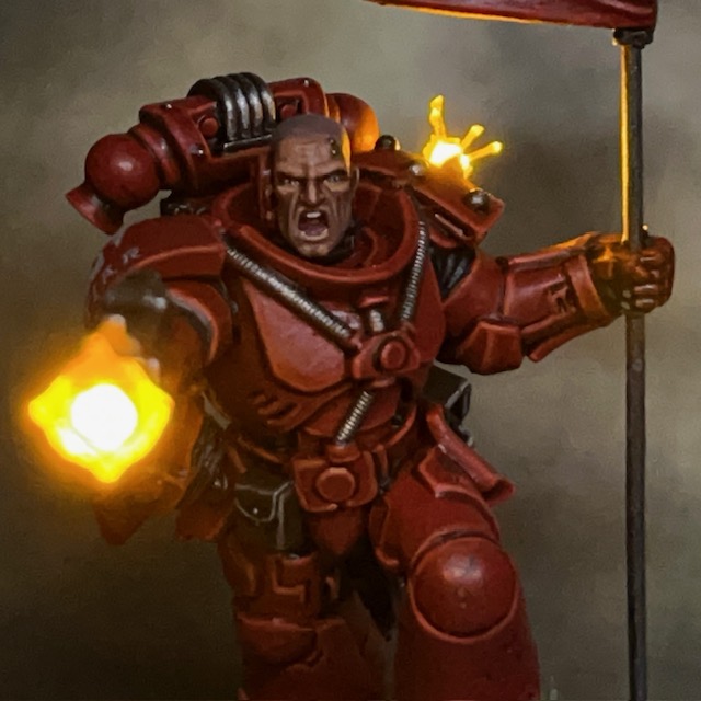 Brother Castiar, Flesh Eaters Assault Intercessor with swappable helmet ...